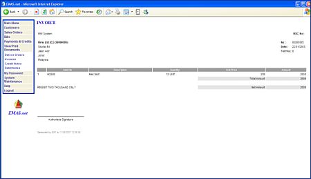 MIM System Marketing & MIM Sofware Sdn. Bhd. - EMAS Software